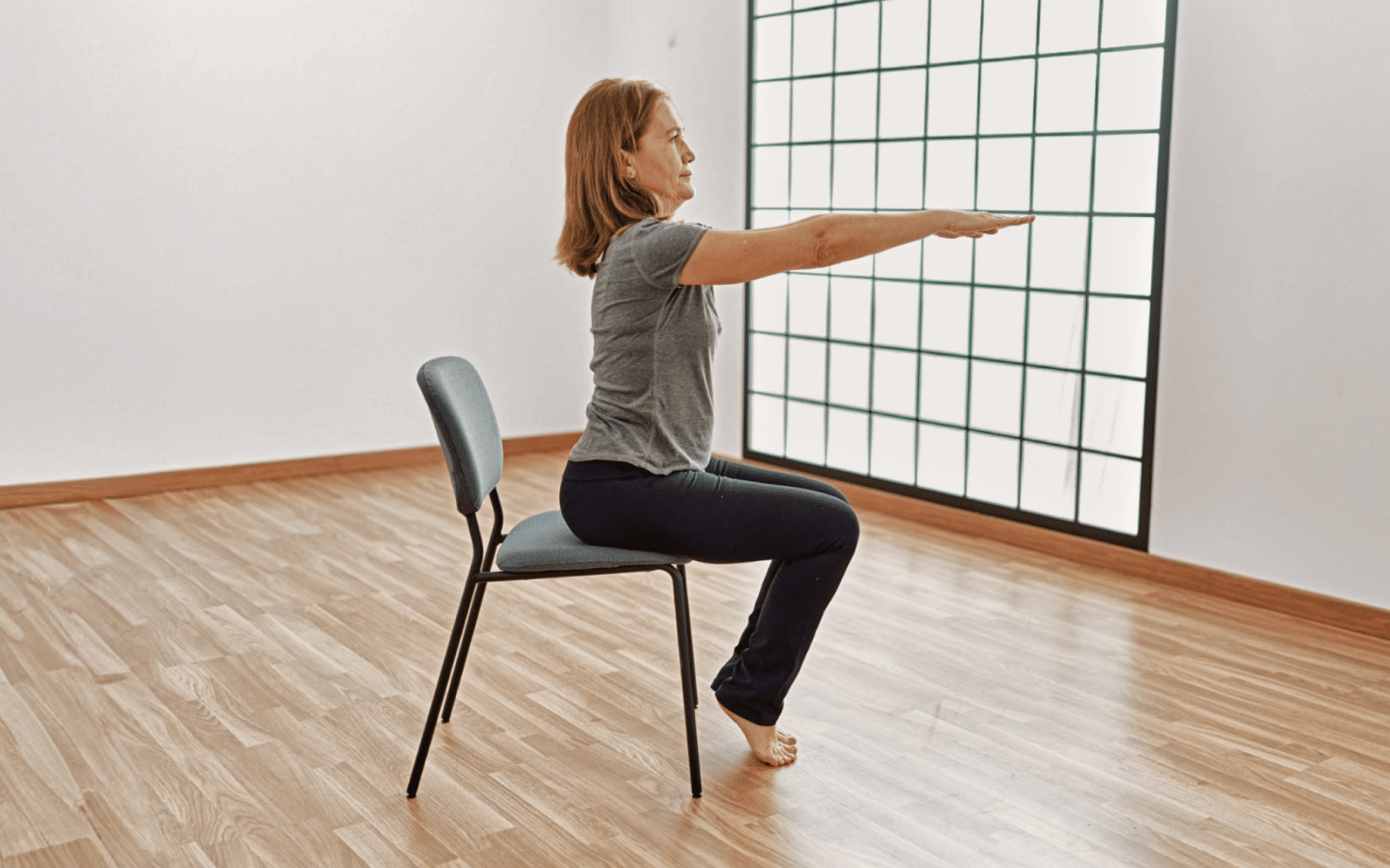 9 Seated Chair Yoga Poses You Can Do at Home - BetterMe