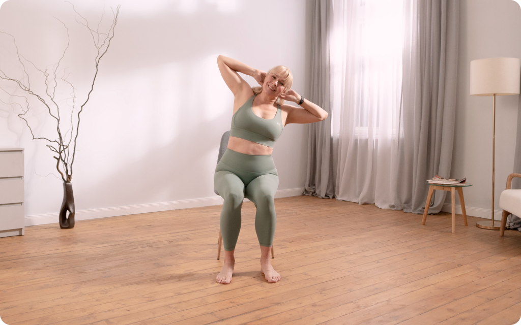 28-Day Chair Yoga Challenge: Exercise List, Benefits, and Tips - BetterMe