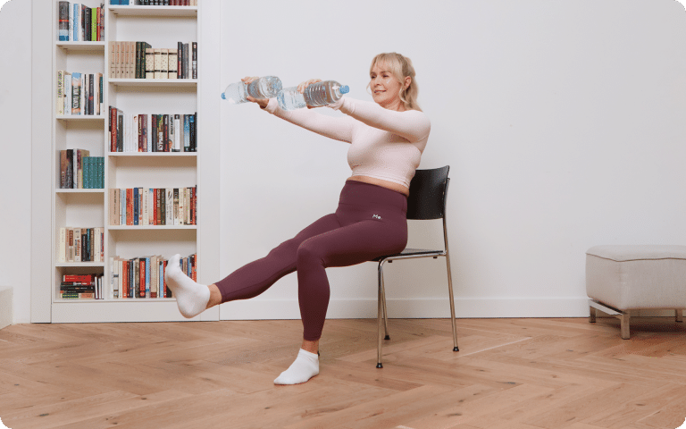 Chair Yoga Side Stretch Guide for Beginners - BetterMe