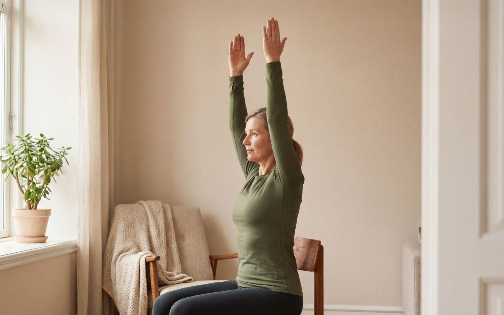 13 Easy Chair Yoga Poses You Can Do at Home - BetterMe